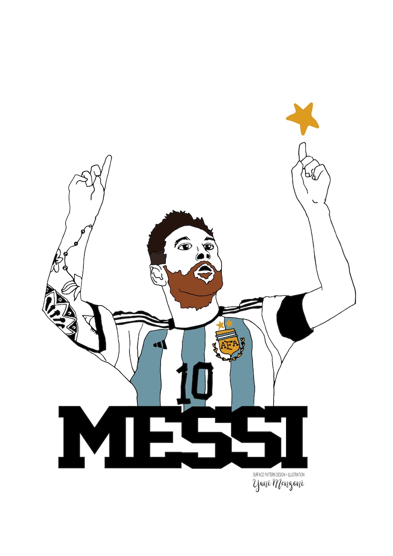 Lionel Messi World Champion Poster, INSTANT Download,digital, Argentina ...