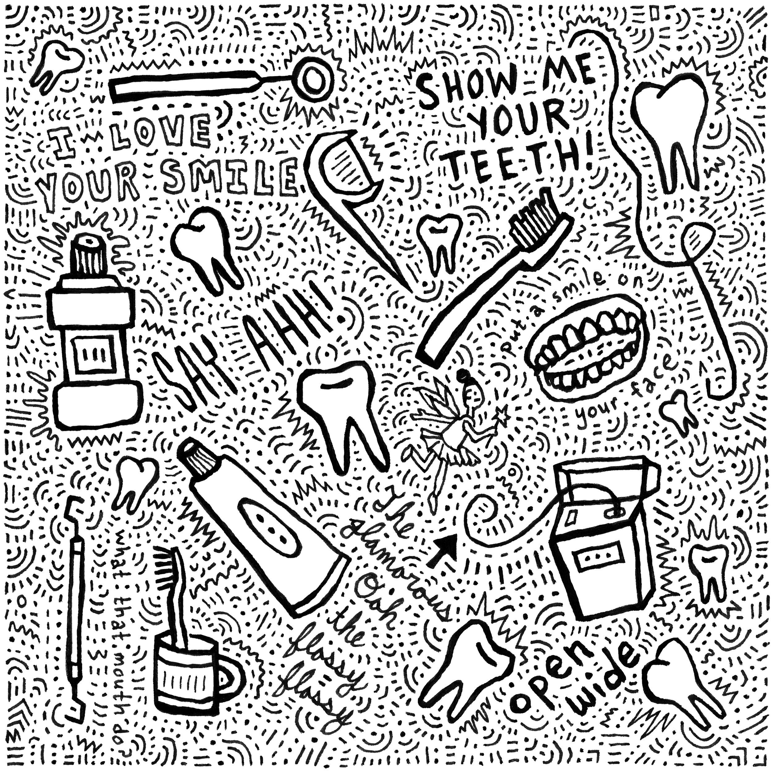 Show Me Your Teeth! (2020) - Matte Poster Print — Joe John Sanchez III