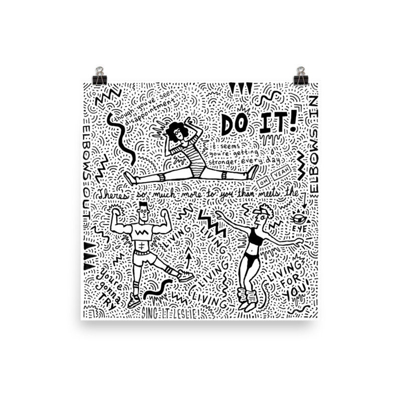 Sing It, Leslie! (2020) - Matte Poster Print — Joe John Sanchez III