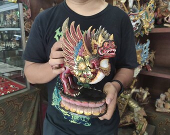 Large Singa Ambara Raja or Ambara Raja Lion Wooden Statue - Etsy