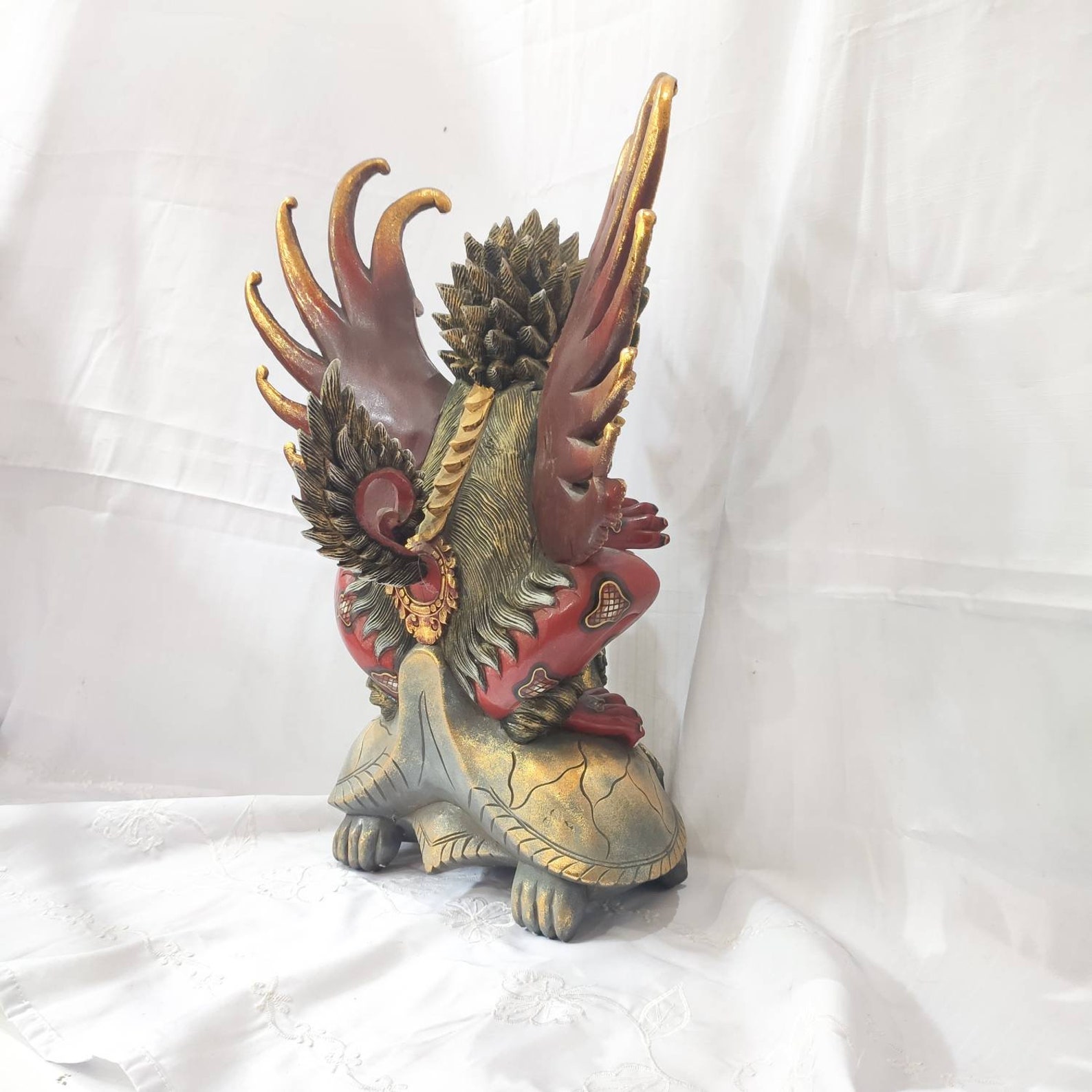 Large Singa Ambara Raja or Ambara Raja Lion Wooden Statue - Etsy