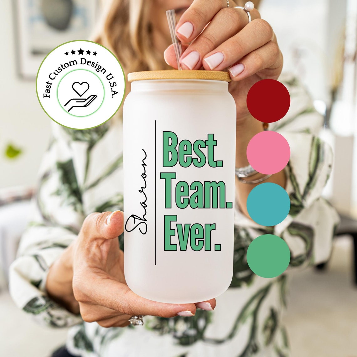 Custom Office Team Tumbler - Work Office Cup - Staff Christmas Cups ...