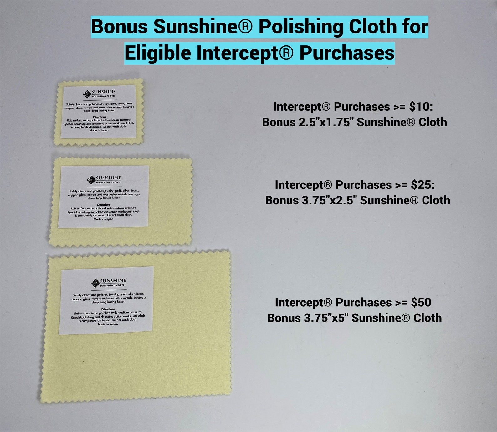 Intercept® Anti-tarnish Bags ** 5 Different Sizes or Assorted. Buy ...