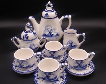 Delft Tea Set - Etsy