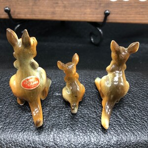 Vintage Miniature Kangaroo Family, Bone China Made in Japan, C. 1970's ...