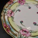 Gorgeous Hand Painted Morimura Gumi Nippon Plate, Pink and Teal Poppies ...