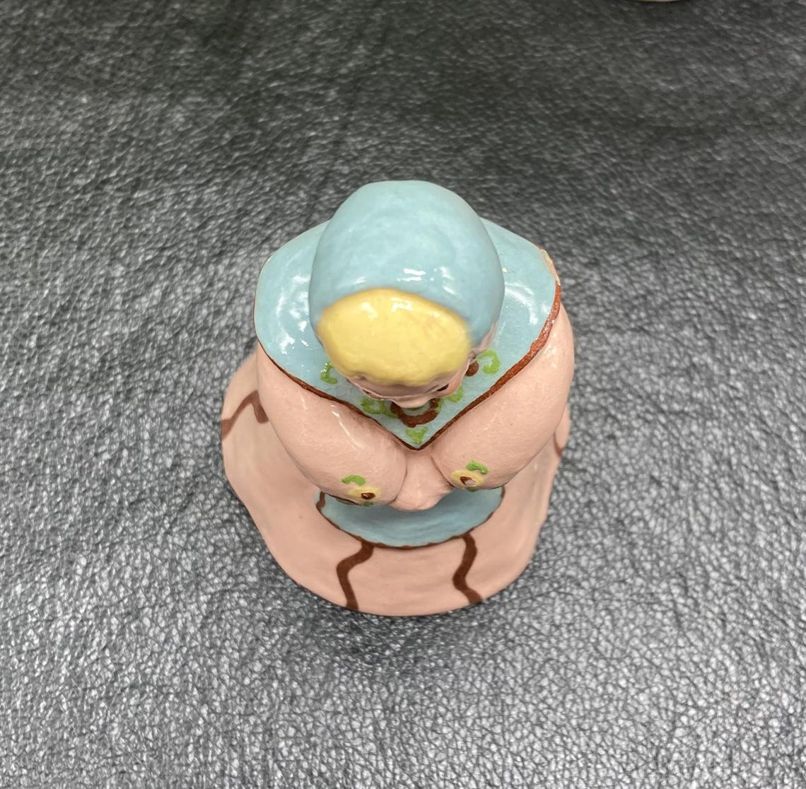 Vintage Original Kay Finch Folk Art Girl Figurine California USA ...