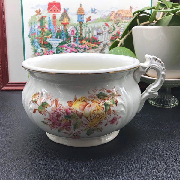 Antique Chamber Pot - Etsy