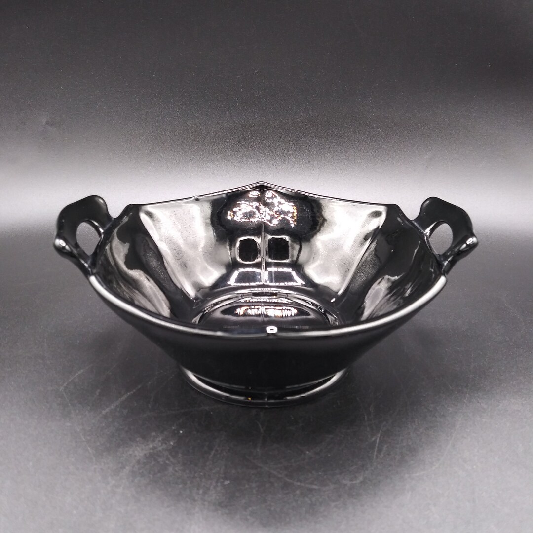 Amethyst Depression Glass Bowl, LE Smith Mt. Pleasant Pattern, 1930s - Etsy