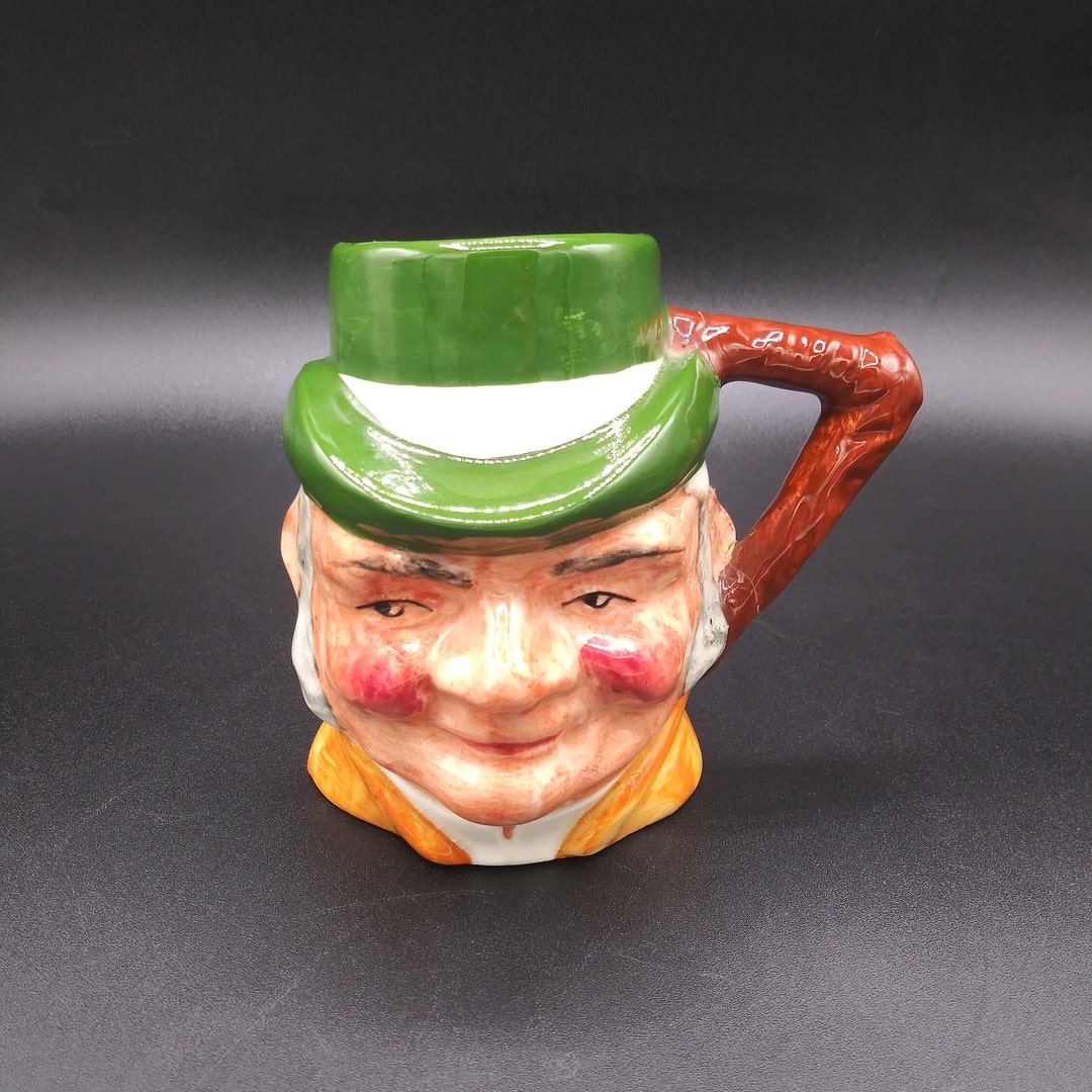 Artone Pottery Toby Jug of Englishman in a Green Hat, C. 1950's - 1960 ...