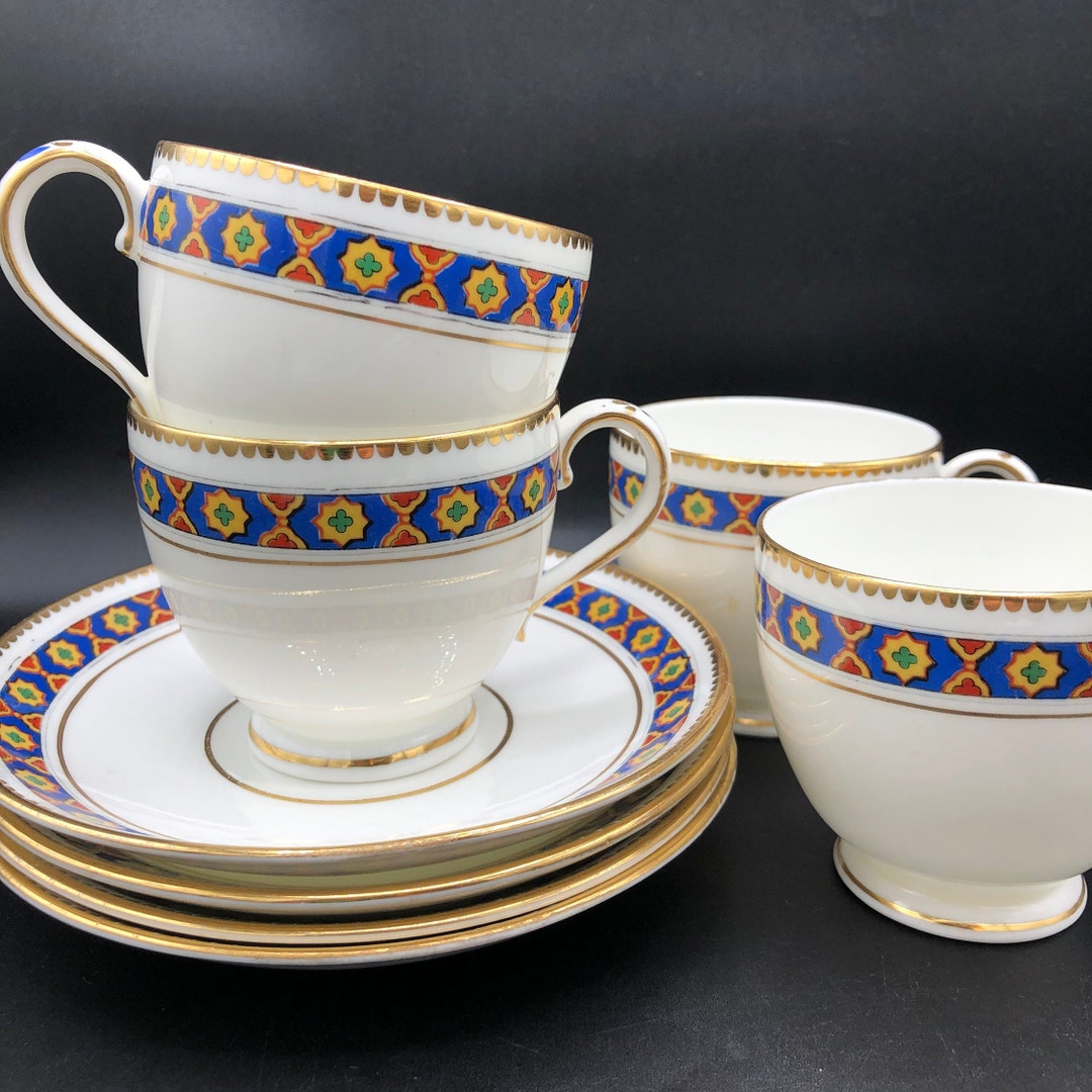 Radfords English Bone China (fenton) Tailored Teacups and Saucers, Set ...