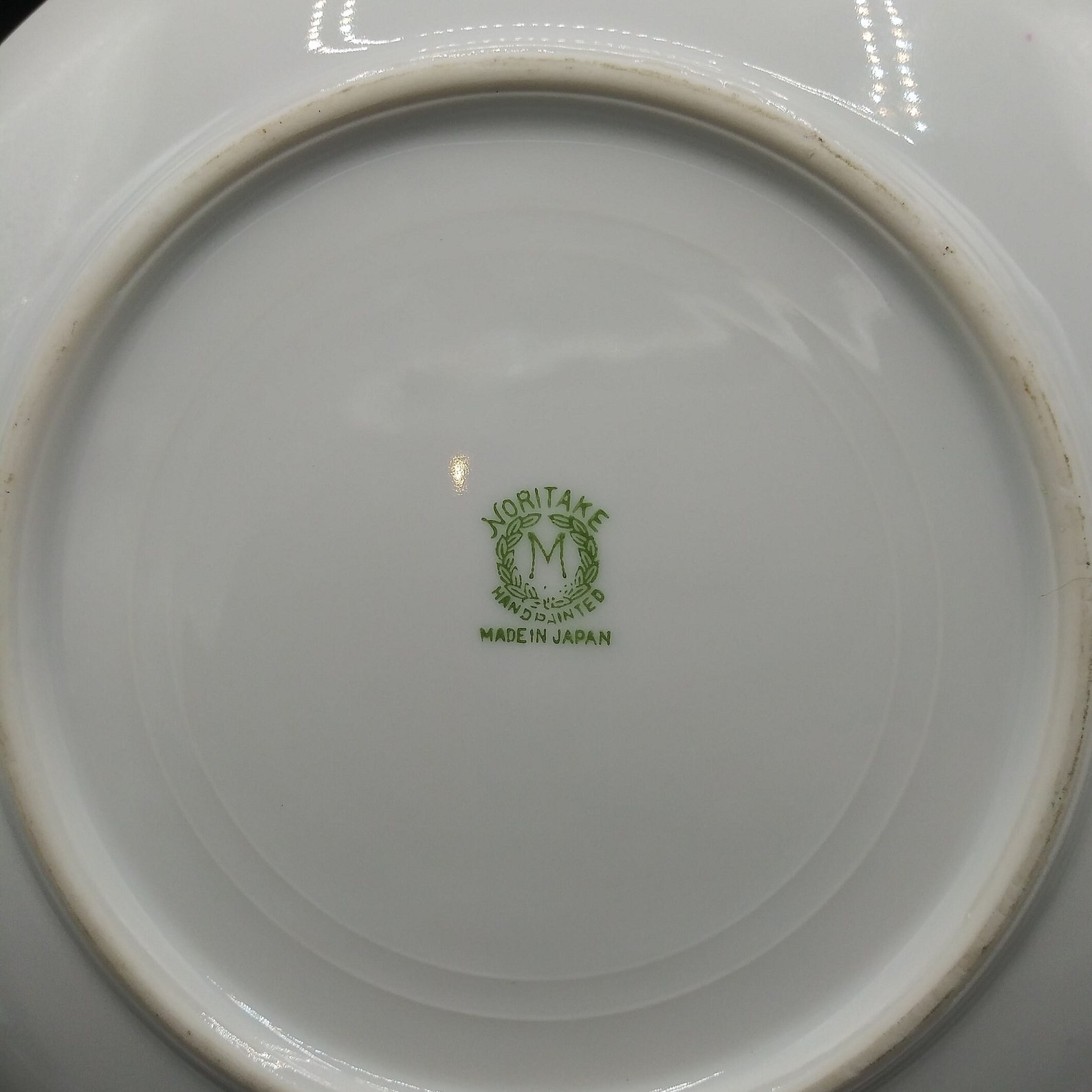 Early Noritake Morimura Floral Plate Beautifully Hand - Etsy