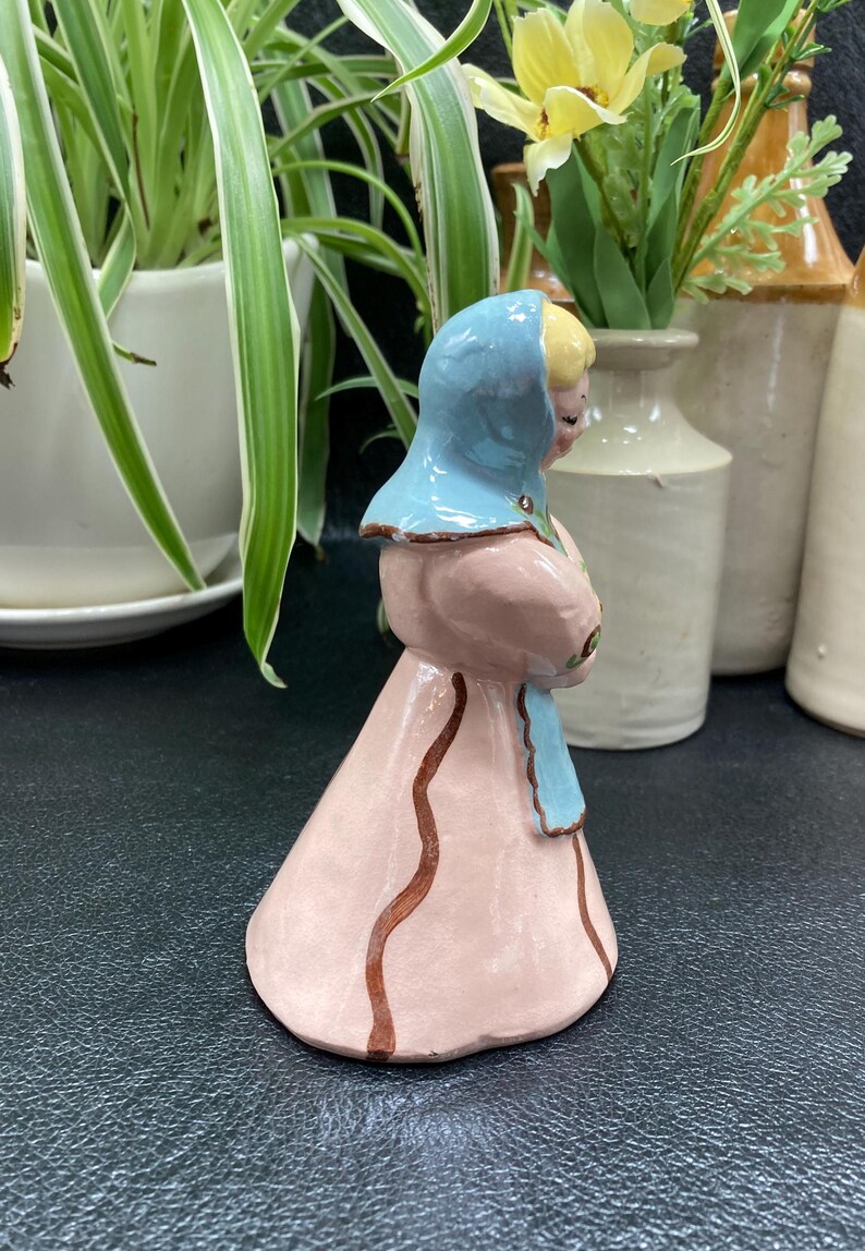 Vintage Original Kay Finch Folk Art Girl Figurine California USA ...