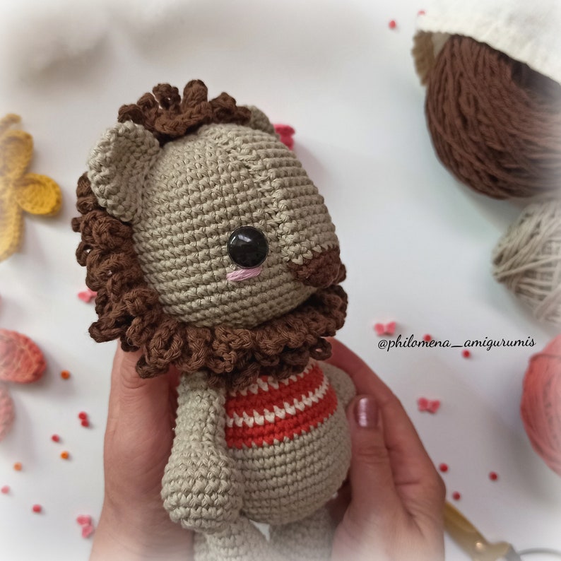 Crochet Pattern Markus the Lion Amigurumi PDF Tutorial - Etsy