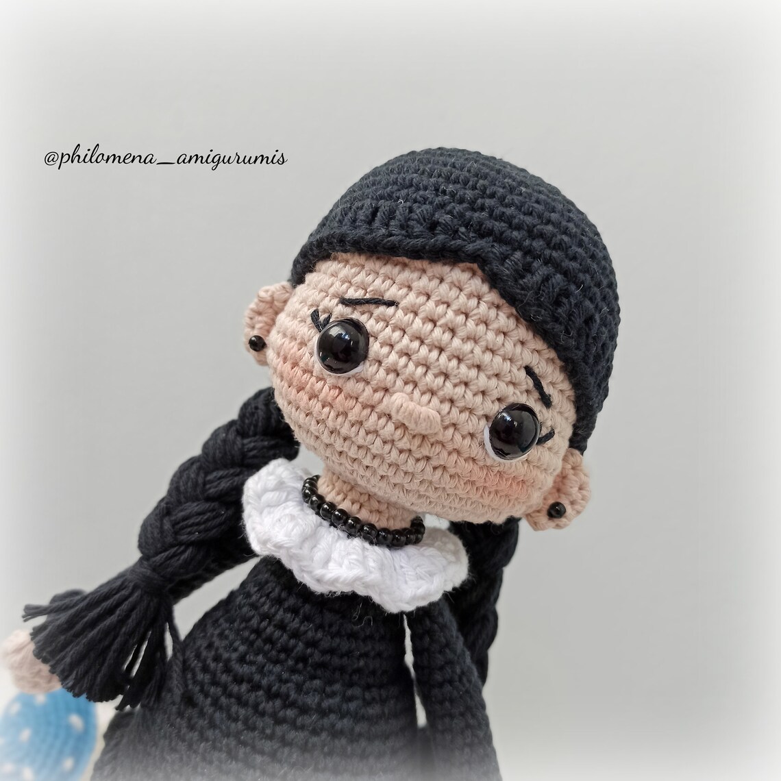 Patrón Crochet Merlina Wednesday Addams Amigurumi PDF Tutorial - Etsy ...