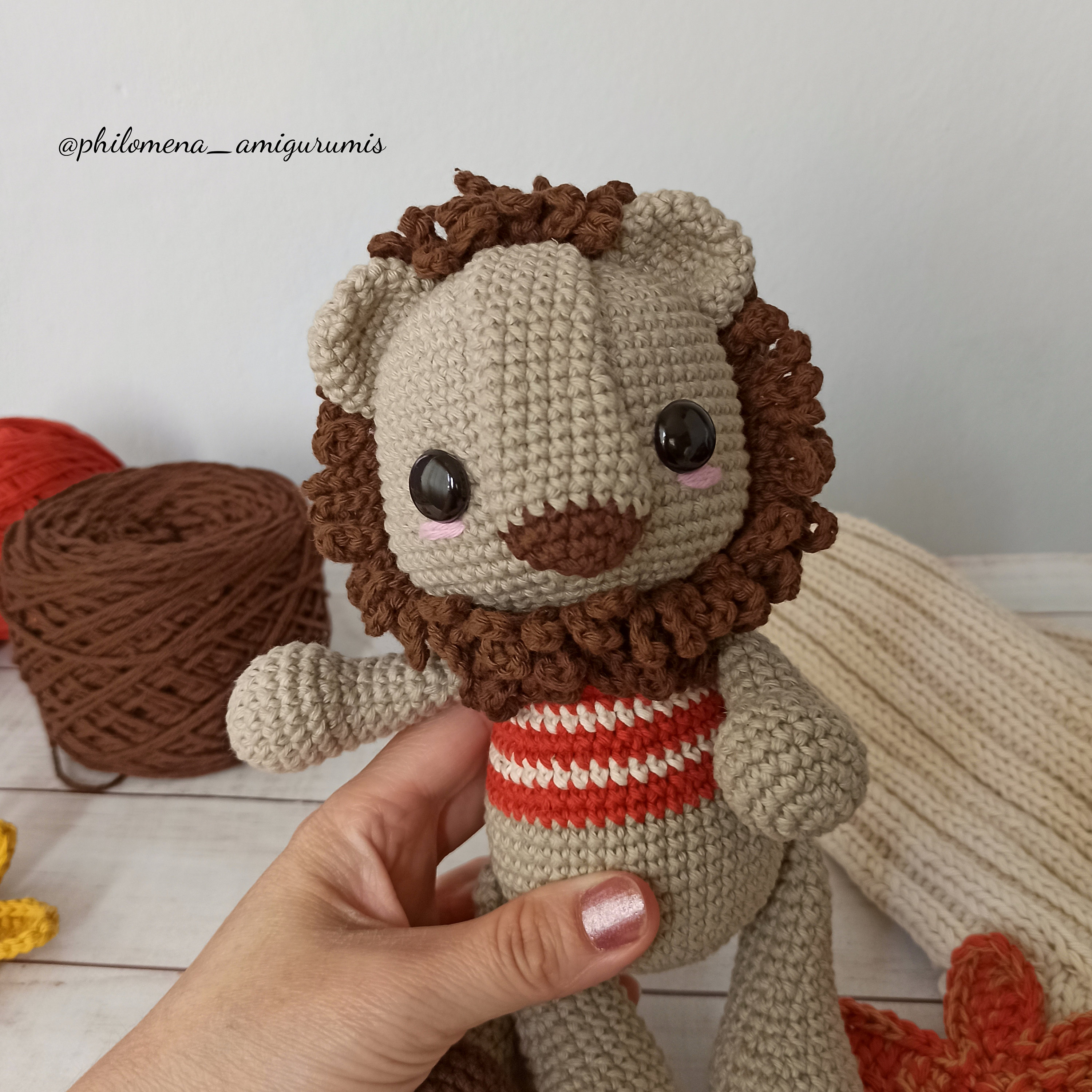Crochet Pattern Markus the Lion Amigurumi PDF Tutorial - Etsy