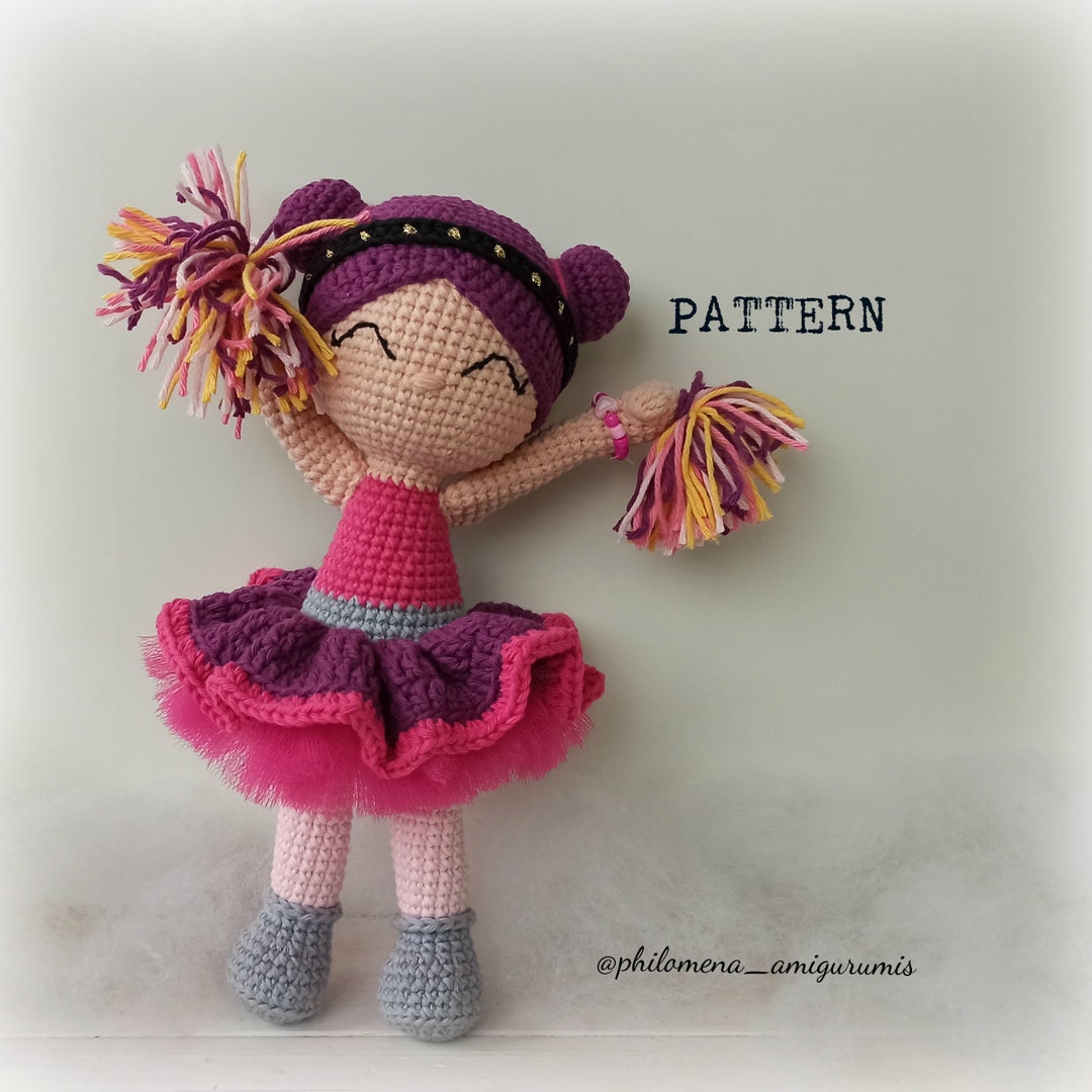 Crochet Pattern Pauli Amigurumi Doll Pdf Tutorial Etsy