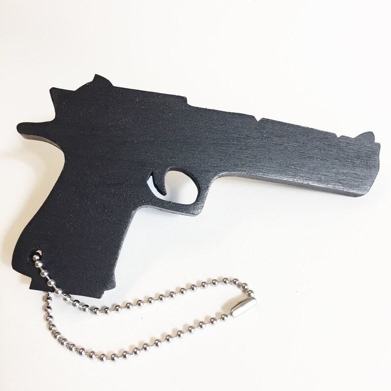 Iconic Pistol Tree Ornament, Wood, Wooden, Handmade, Gift, Gifts ...