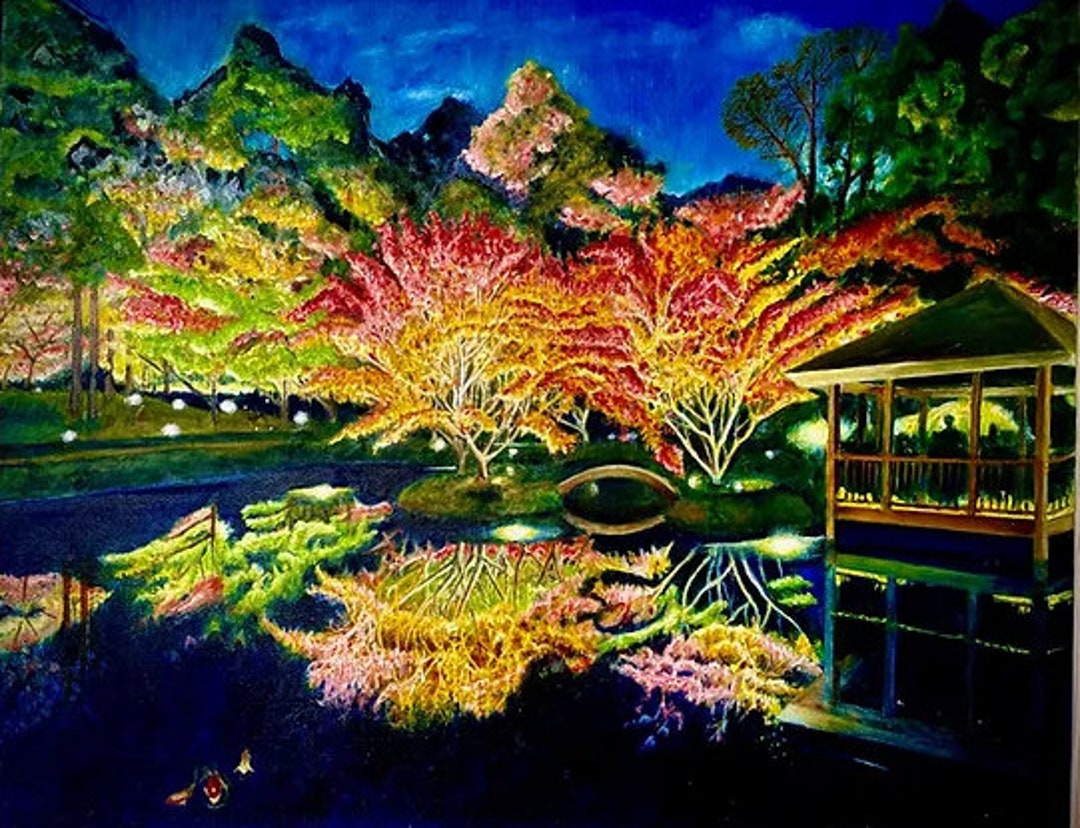 Brilliant Red - Oil Painting by Toshiaki Yamamoto - Etsy