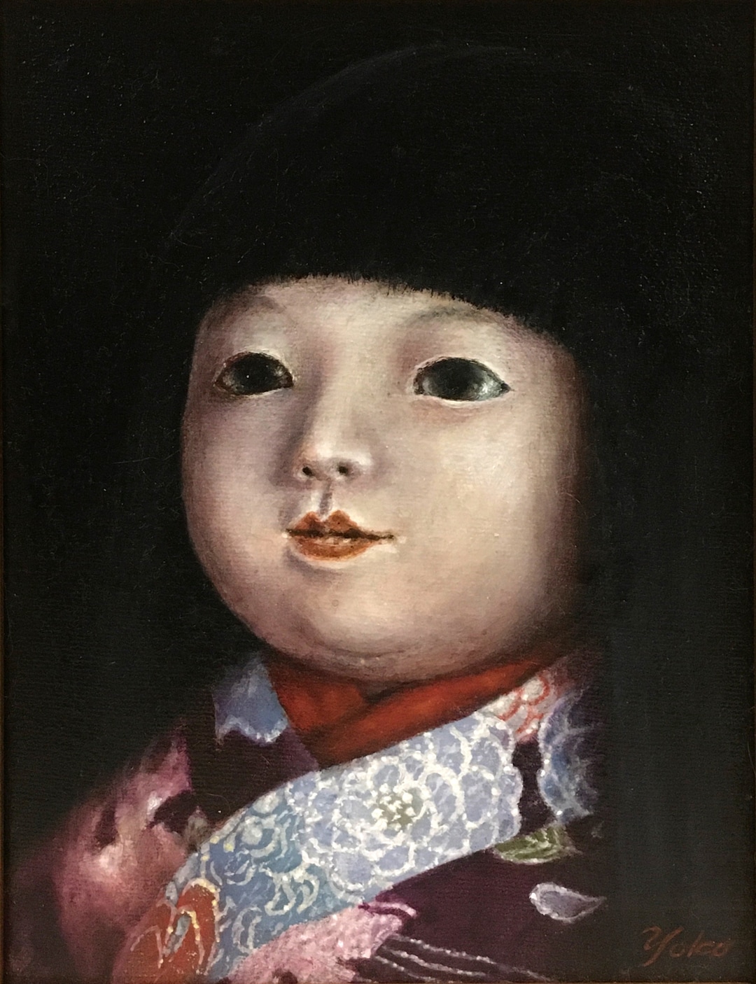 Ichima Doll - Oil Painting by Yoko Asari - Etsy