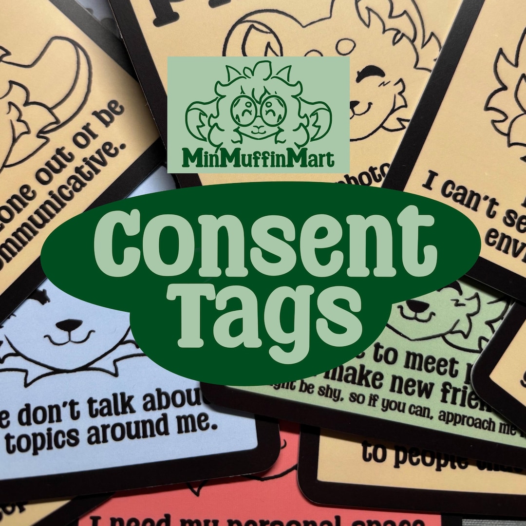 Furry Consent Tags - Etsy