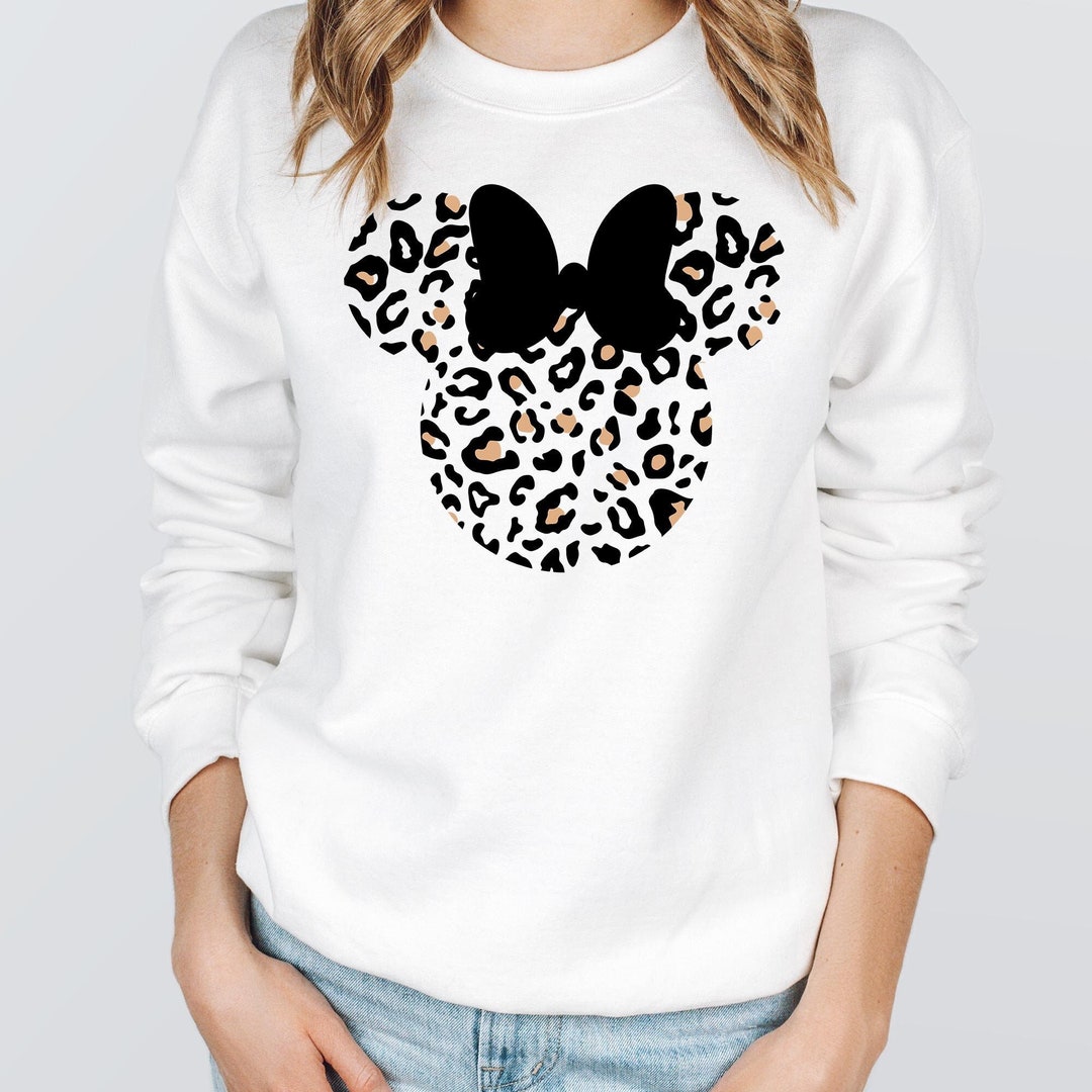 Mickey Minnie Leopard Print Family Matching Shirts, Cute Disney Couples ...