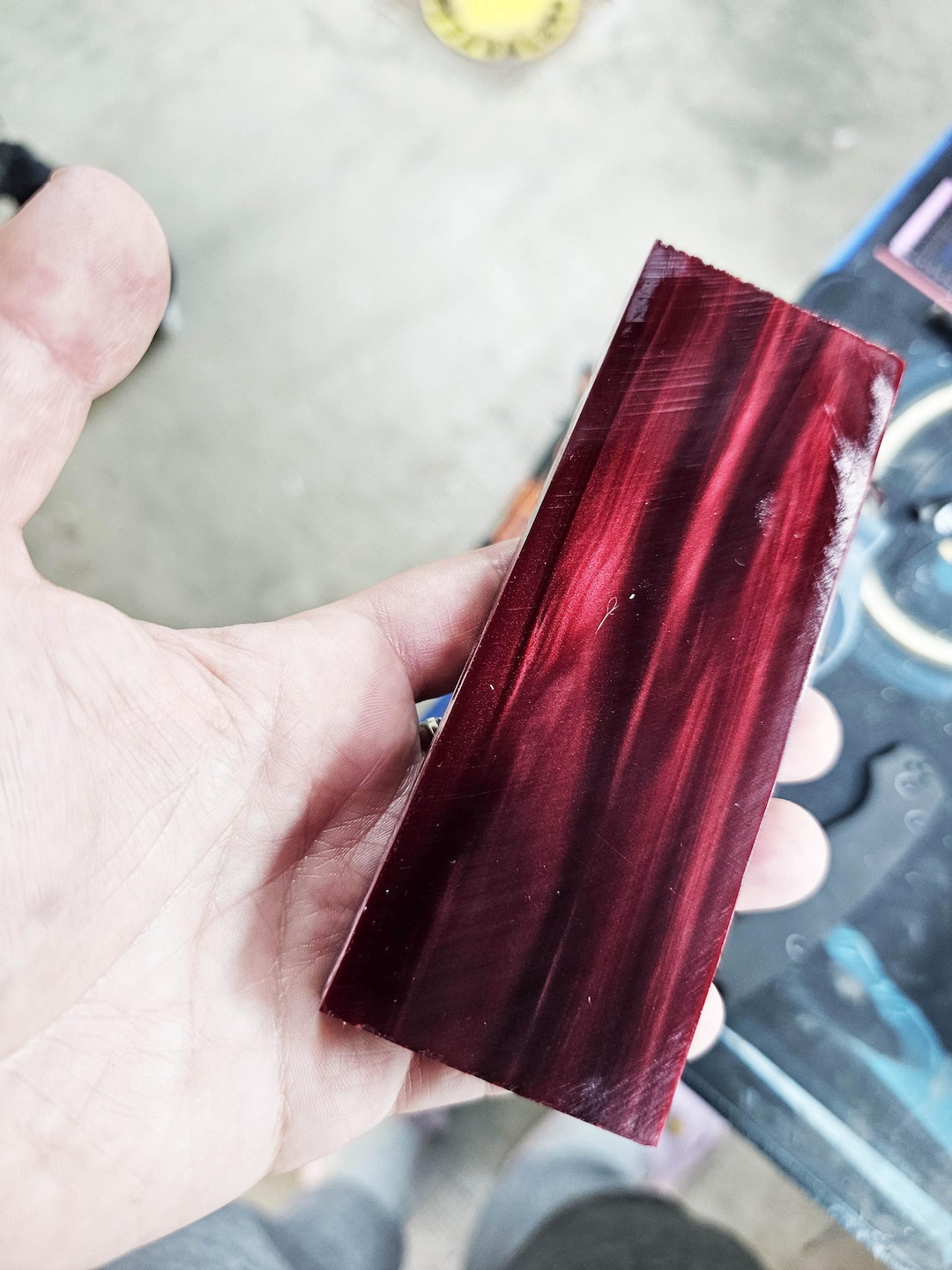 Made to Order Custom Knife Scales in Kirinite Red Pearl(no Knife) - Etsy
