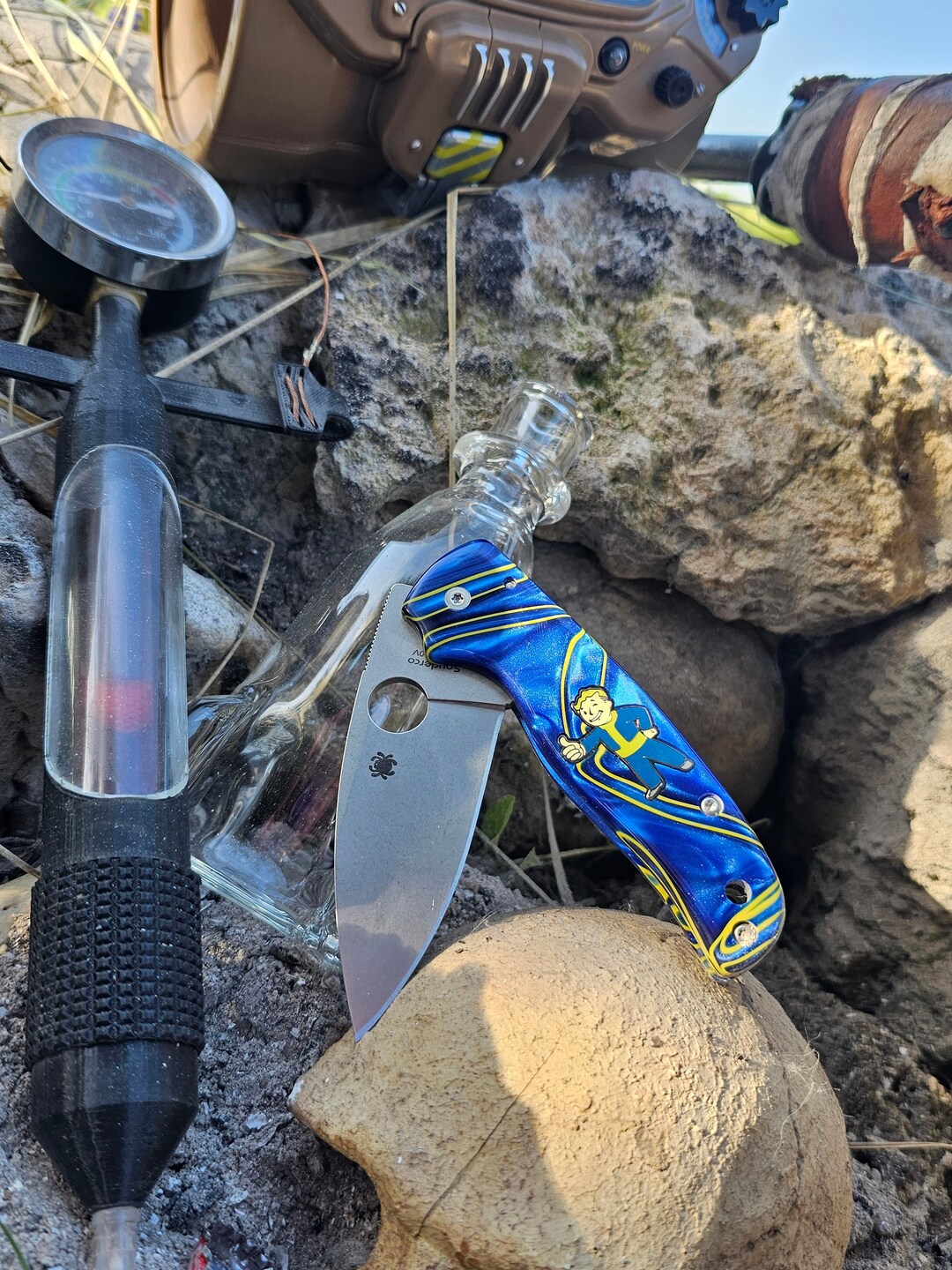 Scales for Spyderco Shaman in Kirinite Fallout (NO Knife) - Etsy