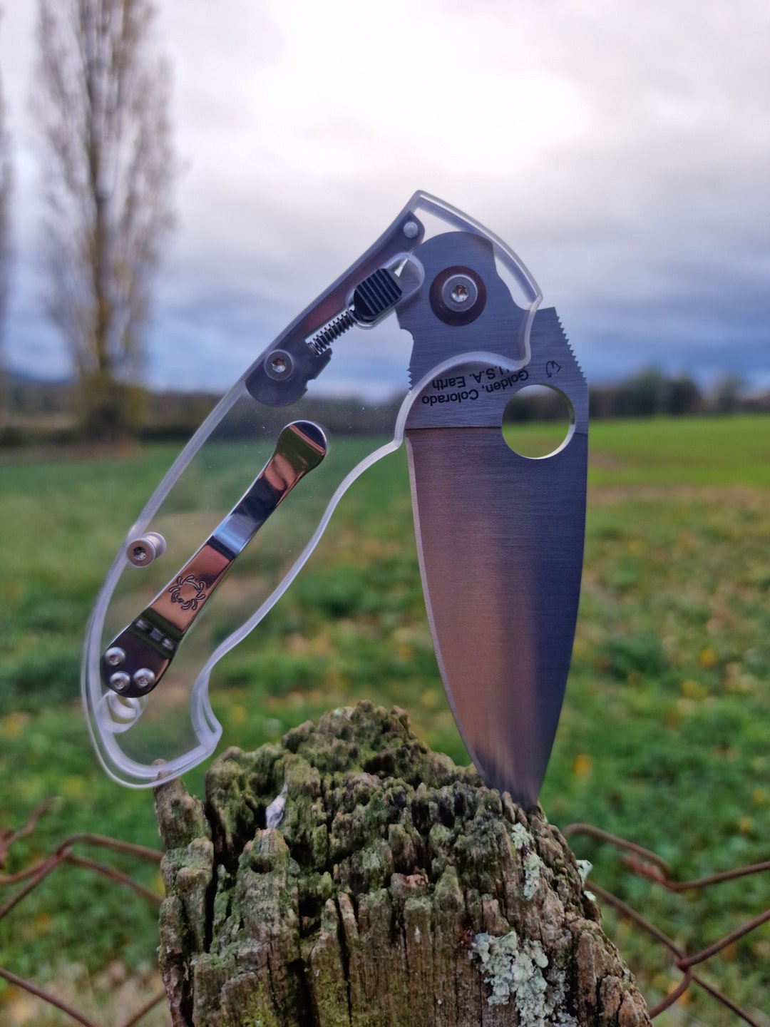 Clear Scales for Spyderco Manix 2 XL (NO Knife) - Etsy