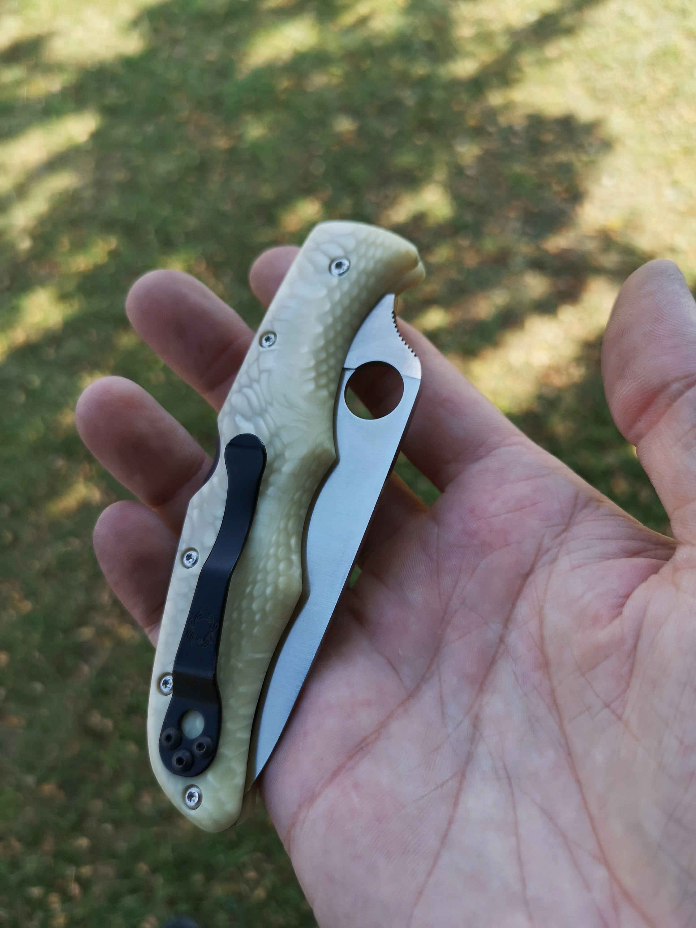 Scales for Spyderco Endura 4 in Ivory Juma - Etsy
