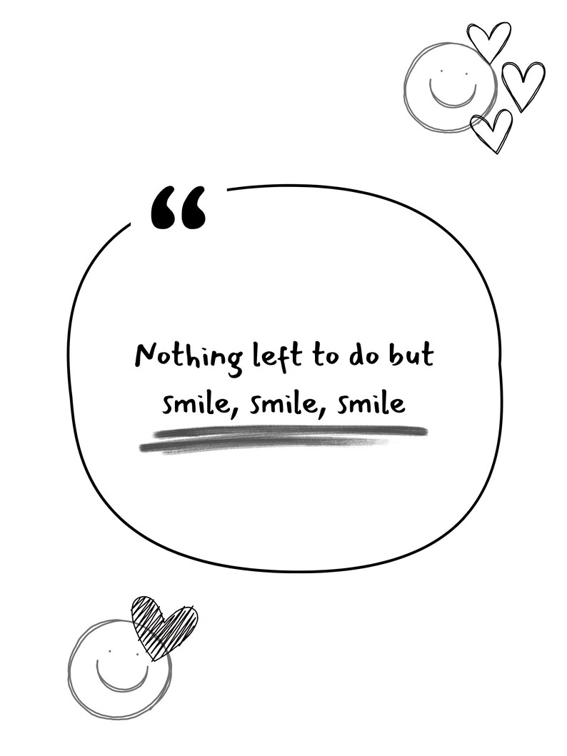 Nothing Left to Do but Smile Smile Smile - Etsy