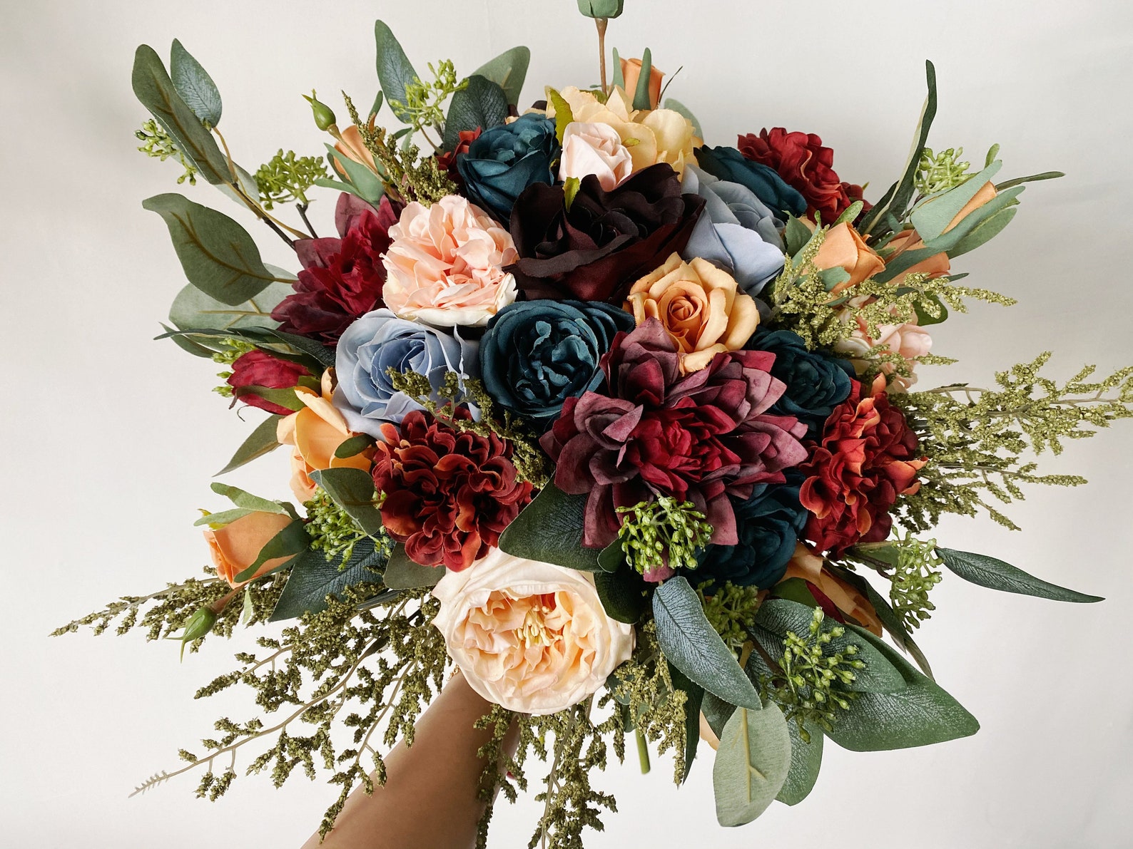 Boho Wedding Bouquet Boho Bridal Bouquet Rustic Wedding | Etsy