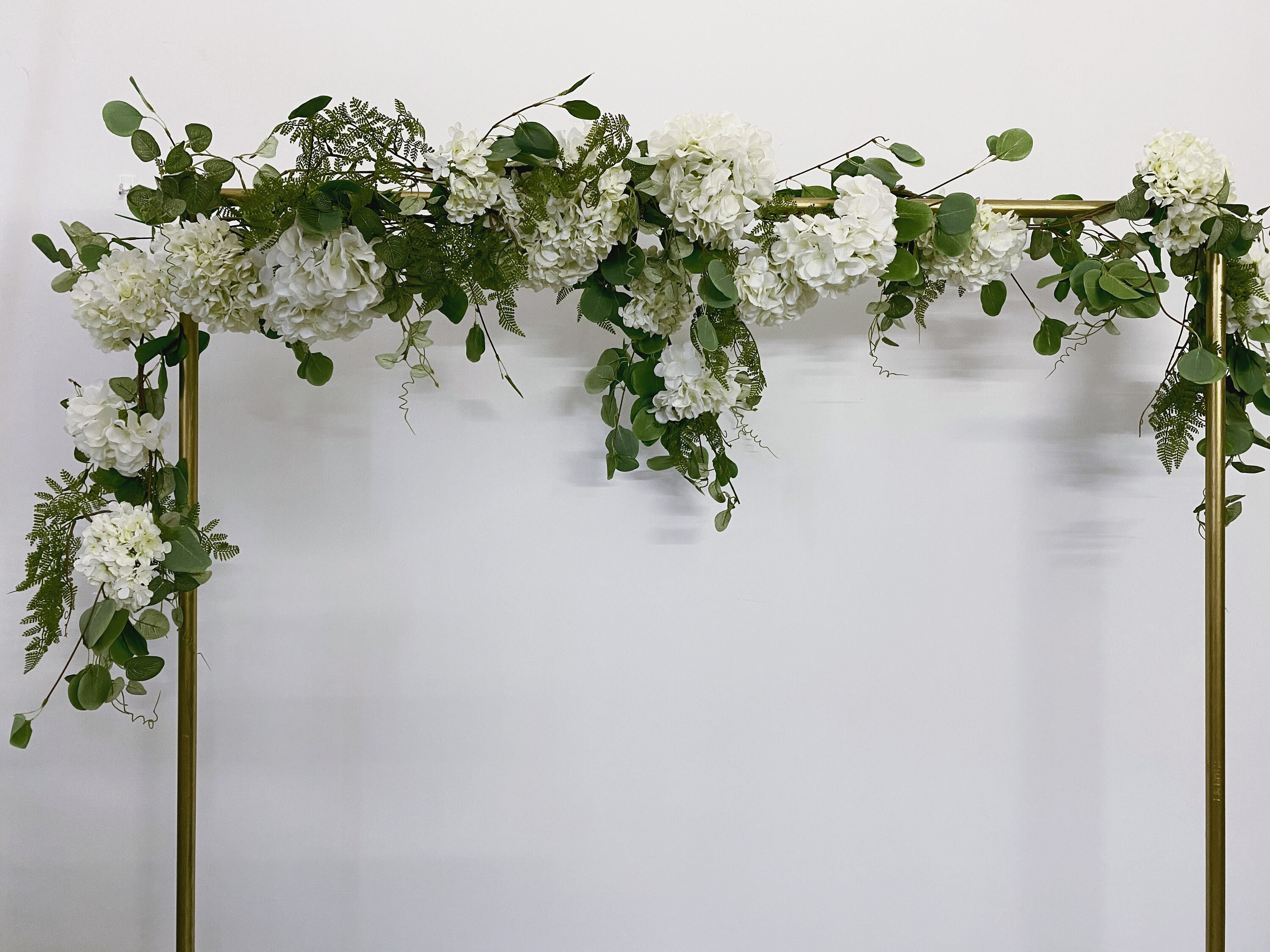 Wedding Arch Garland, Hydrangea Garland for Ceremony Arch, Silk Flower ...