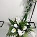 Large White Tropical Arch Flowers, Montera & Palm Island Wedding Flower ...