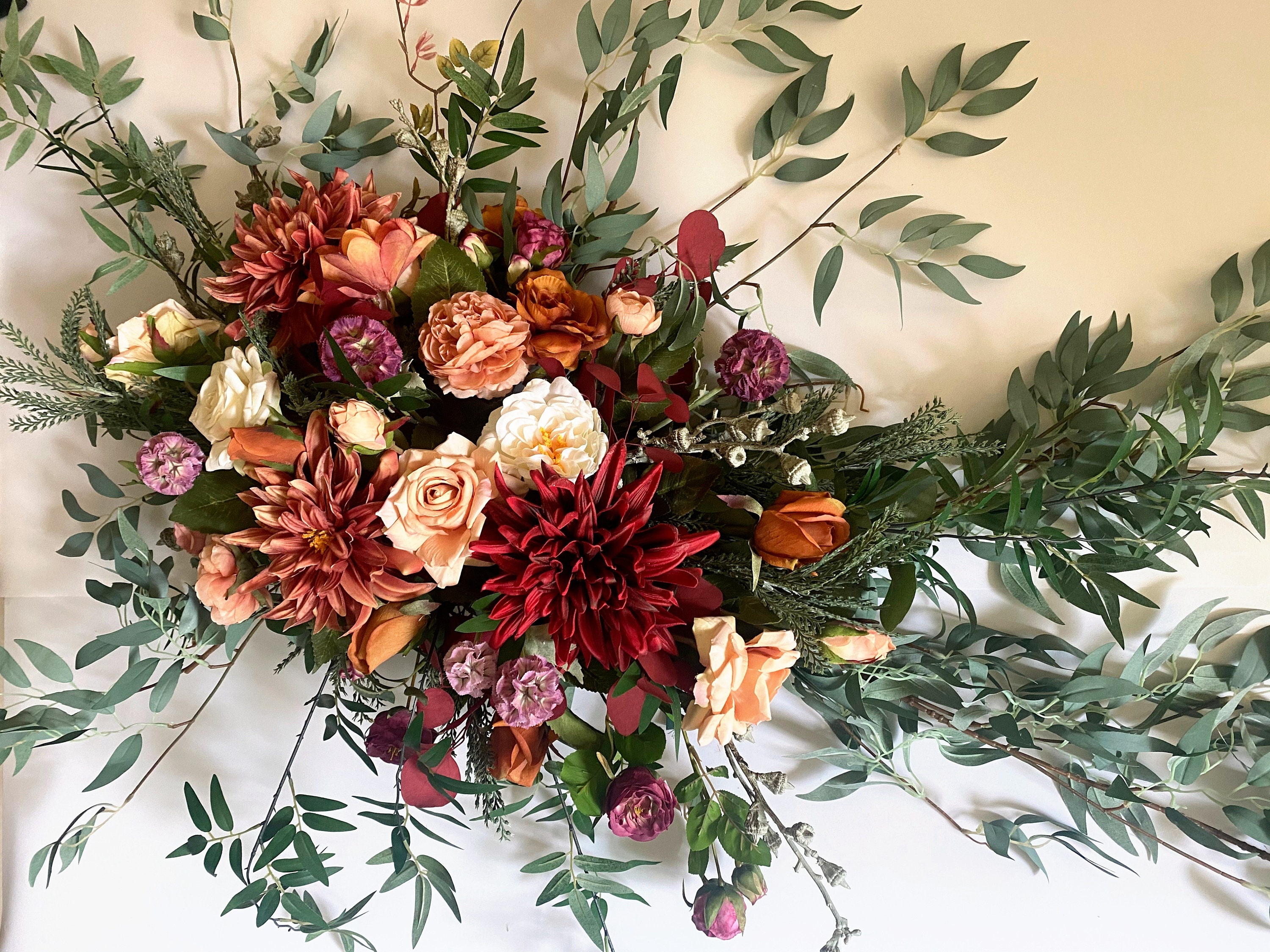 Fall/Autumn Ceremony Arch Flower Hanging Decoration with | Etsy