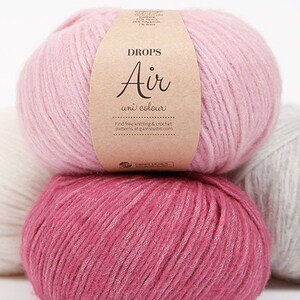 Alpaca Yarn Drops Air Alpaca Yarn Natural Yarn Alpaca Wool - Etsy