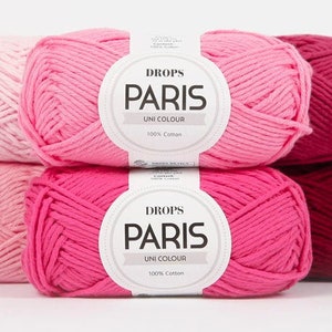 Cotton Yarn DROPS Paris Art Yarn Macrame Cord Natural Yarn | Etsy