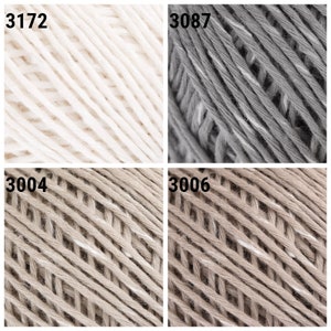 Cotton Silk Yarn Light Worsted Yarn Cotton Yarn 50g / 135m DK Yarn ...