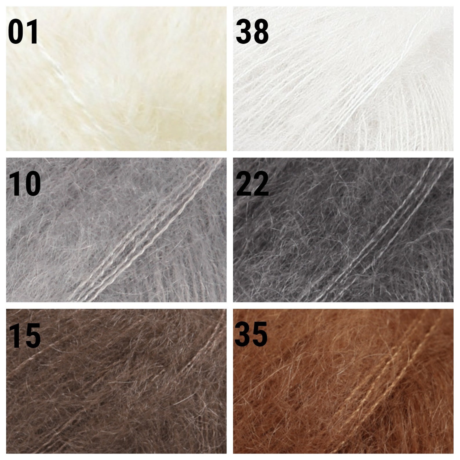 Mohair Yarn DROPS Kid Silk Lace Yarn Super Kid Mohair Silk Yarn Mohair ...