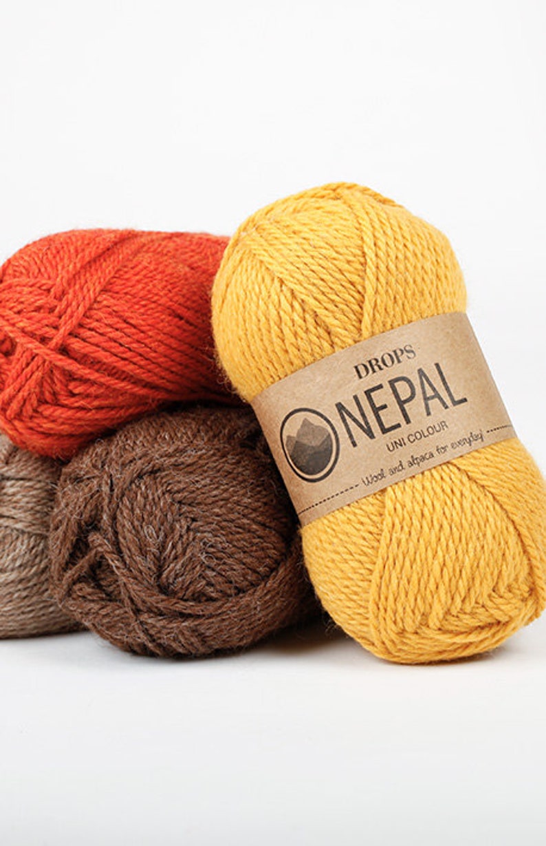 Alpaca Yarn Drops Nepal Knitting Wool Yarn Sock Yarn Natural - Etsy