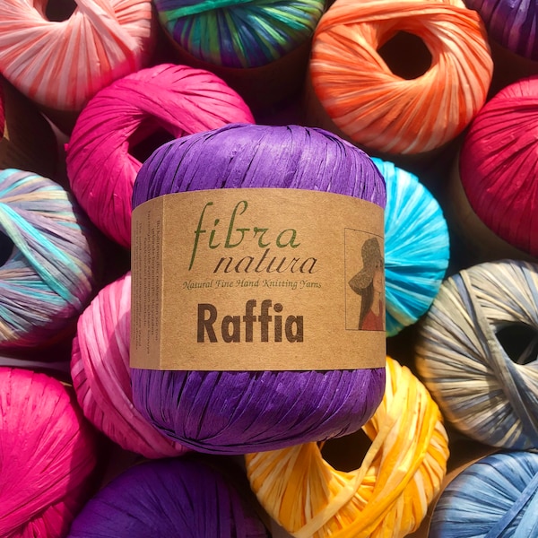 Raffia Yarn - Etsy