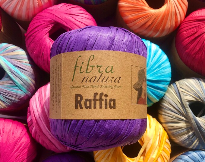Raffia Yarn Fibra Natura Raffia 40 G / 90m Paper Yarn Macrame Raffia ...