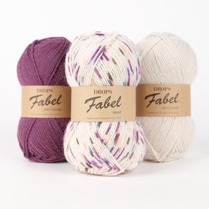 Wool Yarn DROPS Fabel Sock Yarn Gradient Yarn Superwash Yarn Ombre Yarn ...
