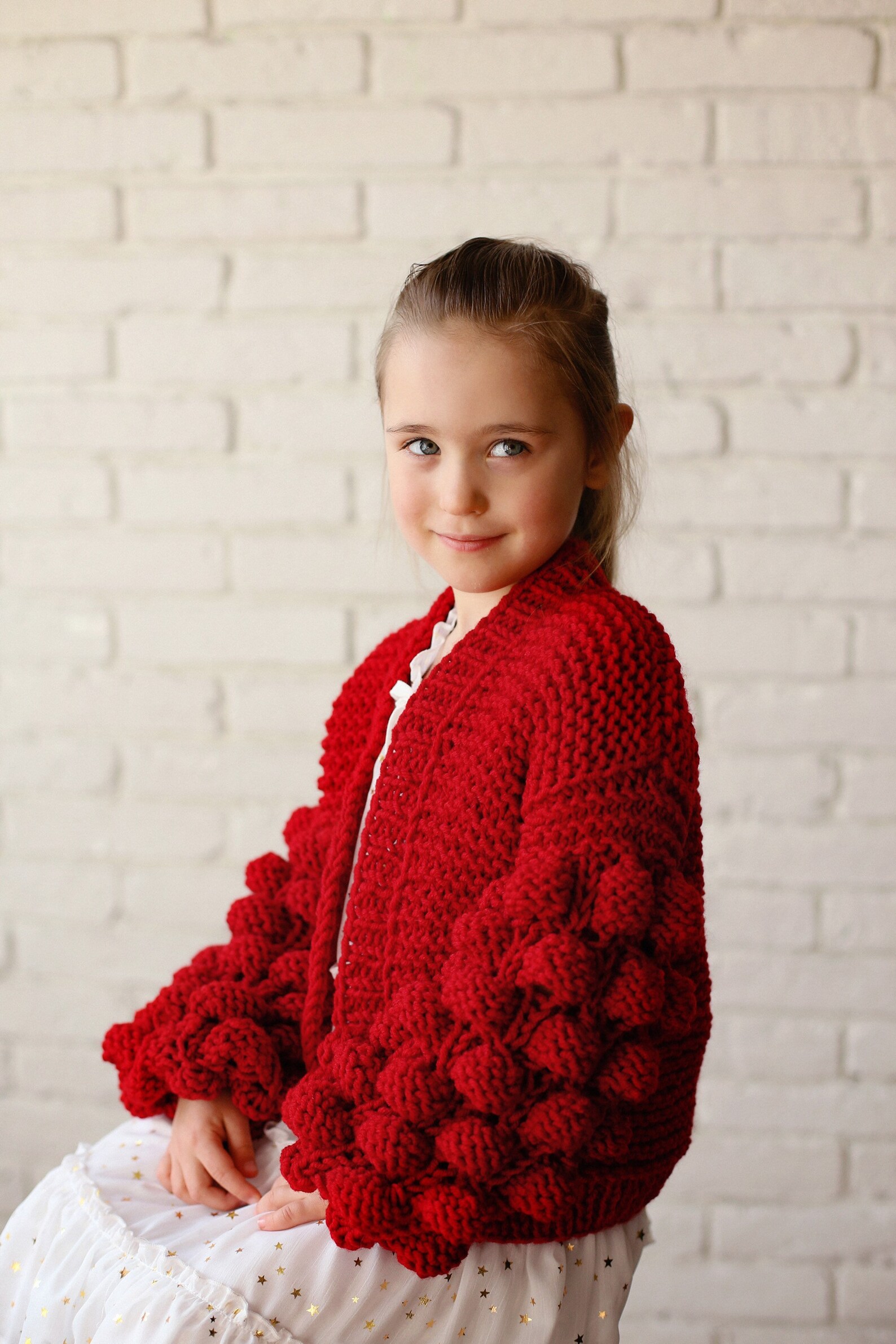 Red Sweater Family Outfits Red Jumper Baby Cardigan Family | Etsy