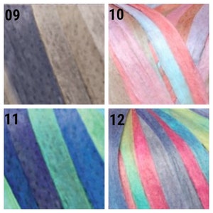 Raffia Yarn Fibra Natura Raffia Multi 90 M / 35 G Paper Yarn Crochet ...