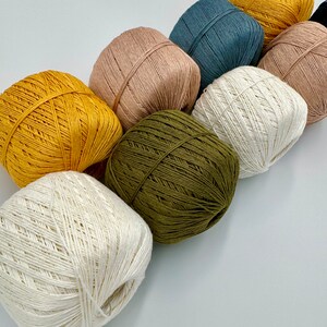 Linen Yarn 100% Pure Linen Yarn 50g / 155 M Natural Yarn Linen Thread ...