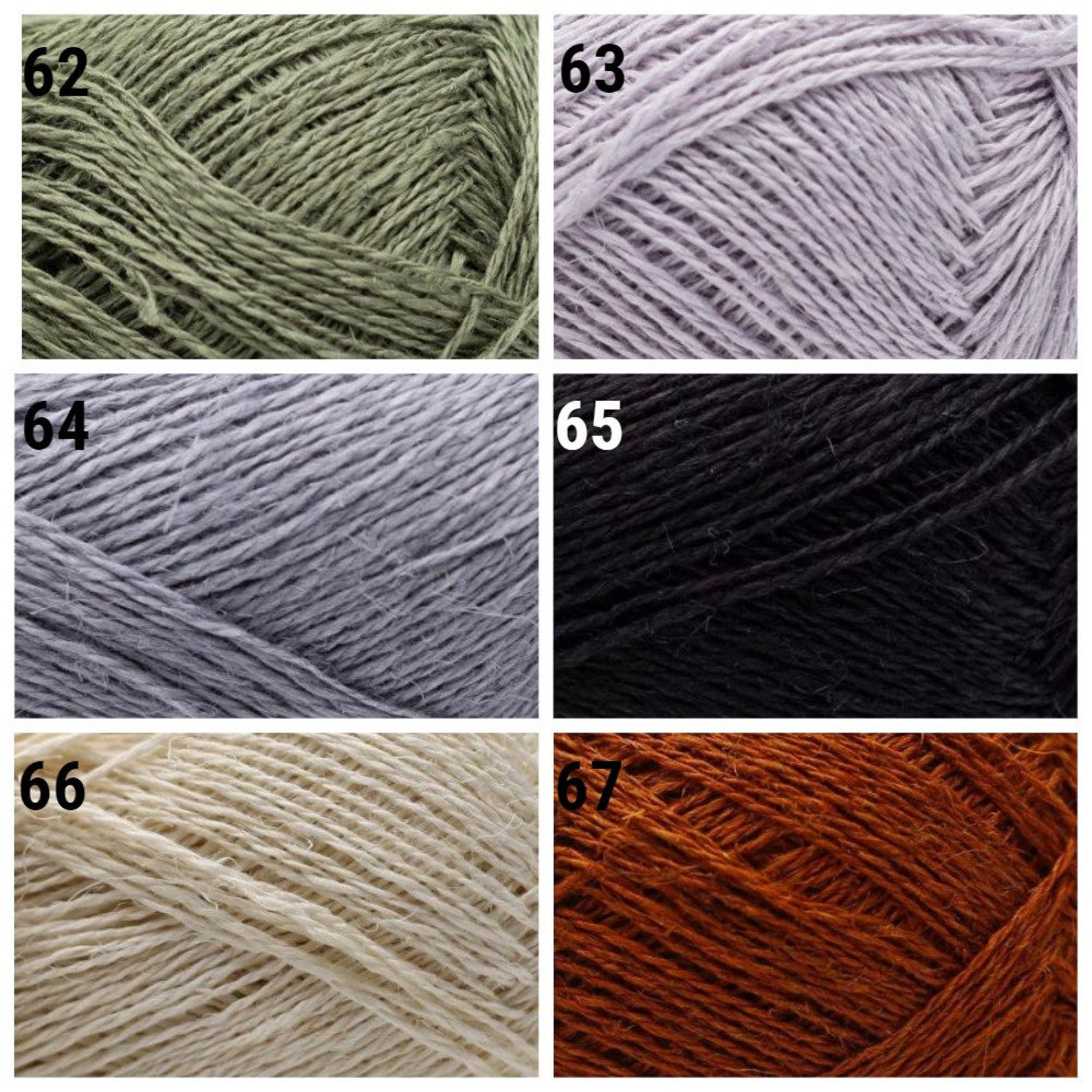 Linen Yarn BC Garn LINO Yarn Natural Yarn Linen Thread Sport Weight ...