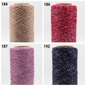 Glitter Yarn Stellaris Kremke Metallic Yarn Sparkle Yarn Glitter Thread ...