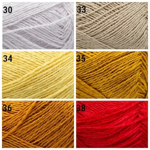 Linen Yarn BC Garn LINO Yarn Natural Yarn Linen Thread Sport Weight ...
