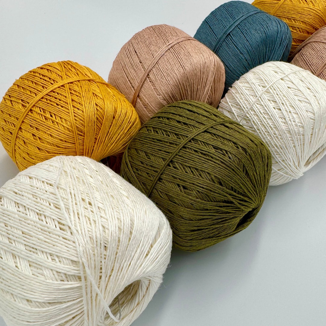 Linen Yarn 100% Pure Linen Yarn 50g / 155 M Natural Yarn Linen Thread ...